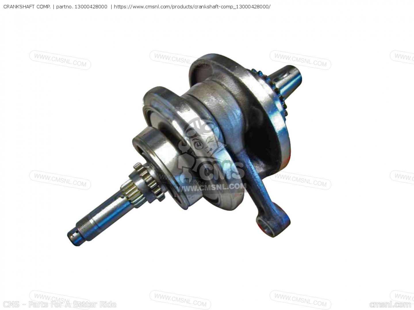 13000428000: CRANKSHAFT COMP. Honda - buy the 13000-428-000 at CMSNL