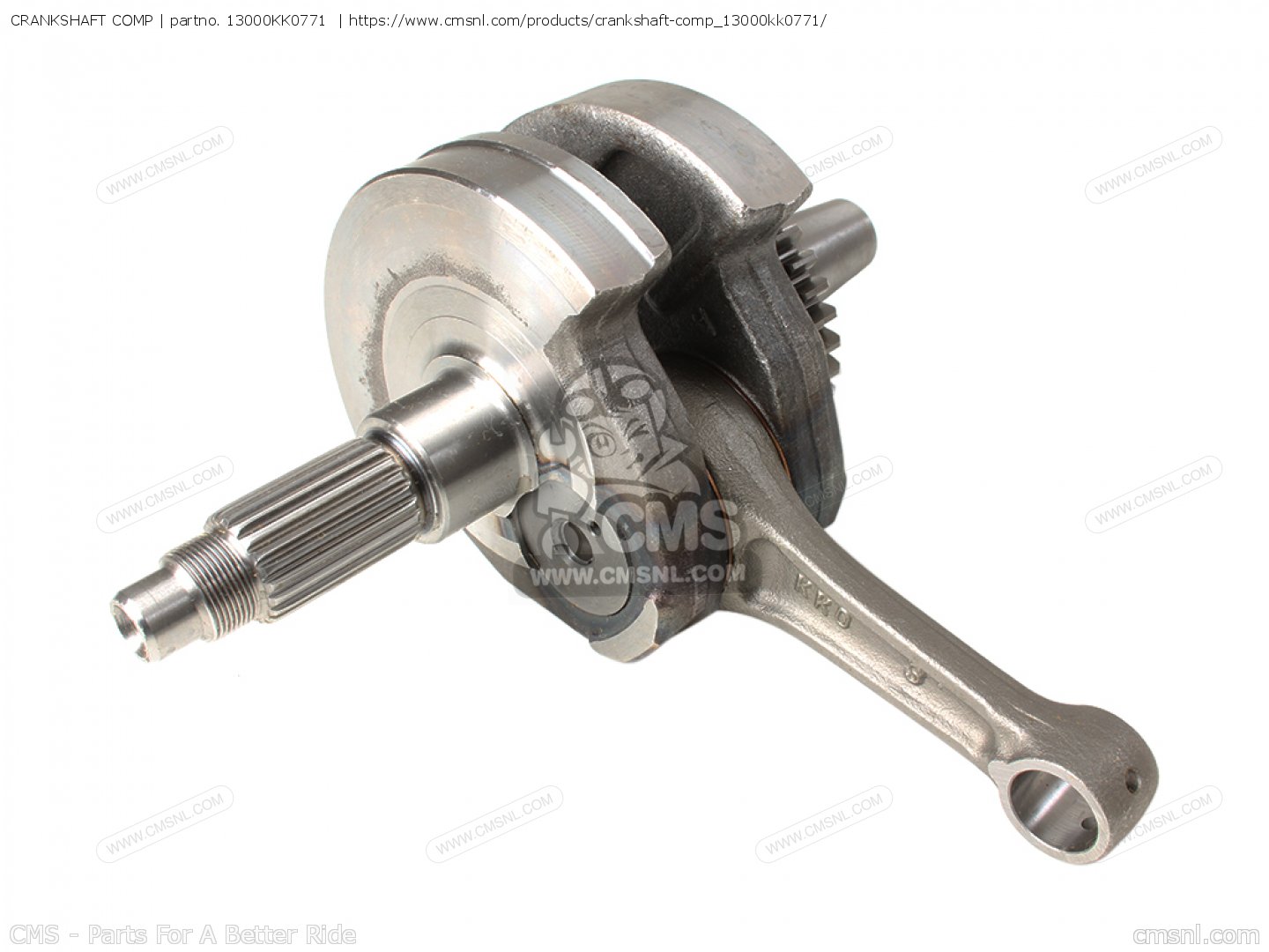 13000KK0771: CRANKSHAFT COMP Honda - buy the 13000-KK0-771 at CMSNL