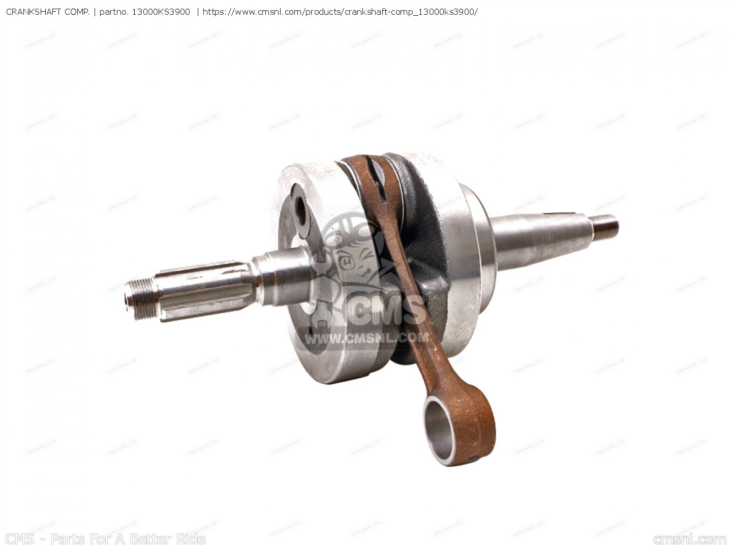 13000KS3900: Crankshaft Comp. Honda - buy the 13000-KS3-900 at CMSNL
