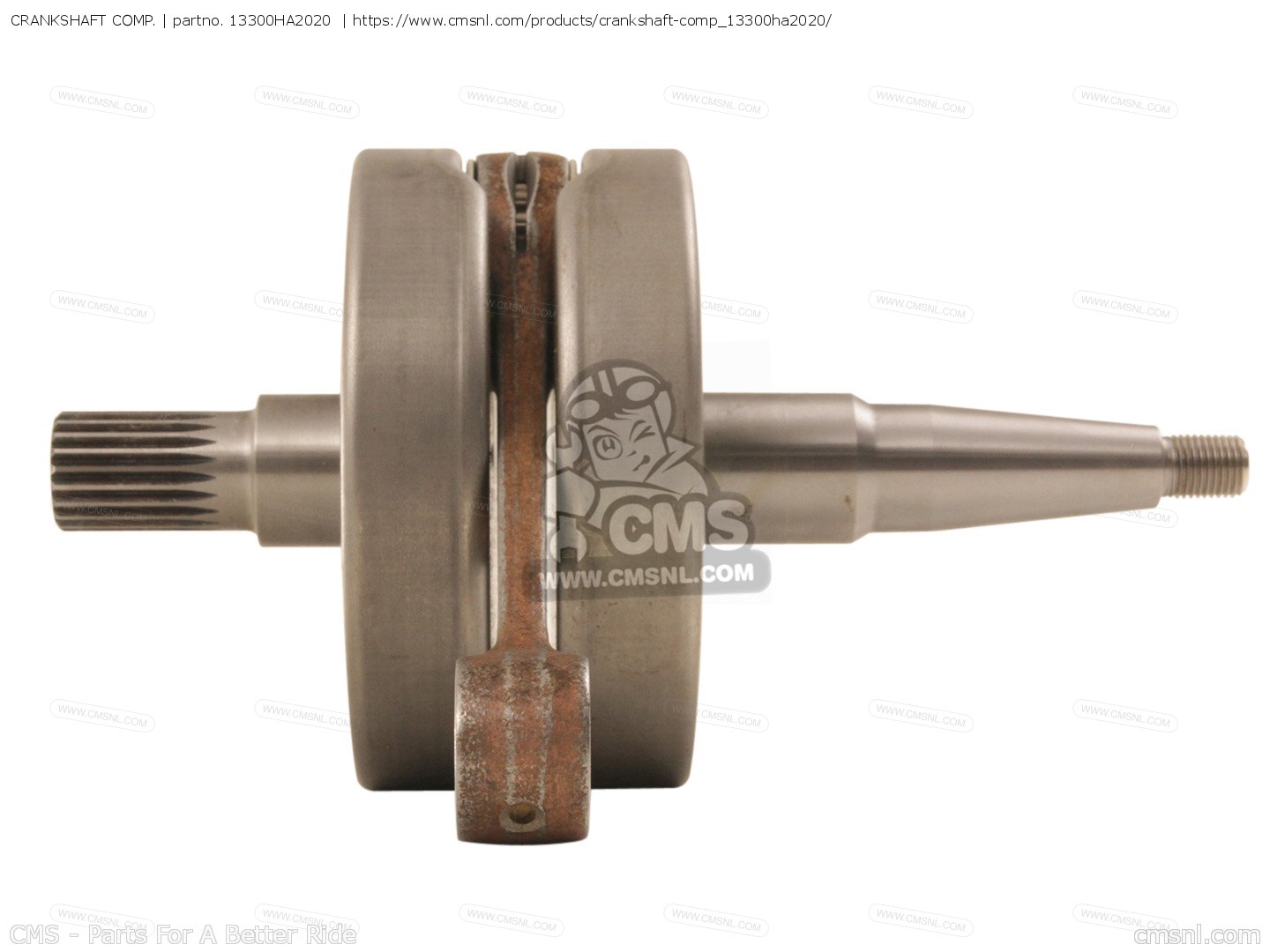 13300HA2020: CRANKSHAFT COMP. Honda - buy the 13300-HA2-020 at CMSNL