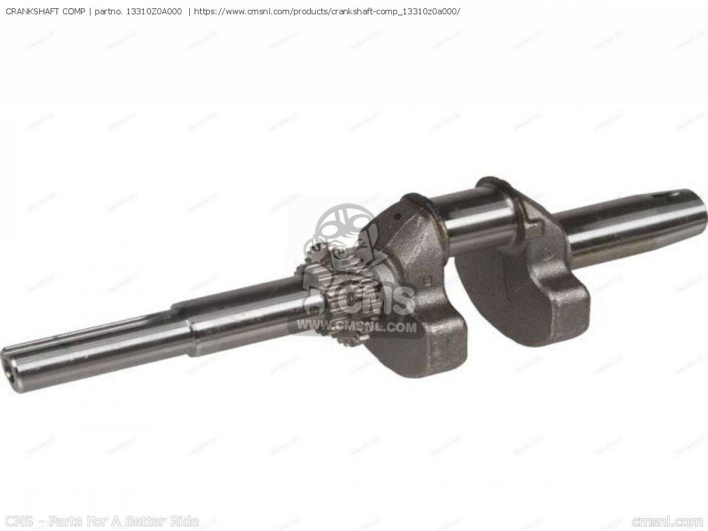 CRANKSHAFT COMP for Honda - order at CMSNL