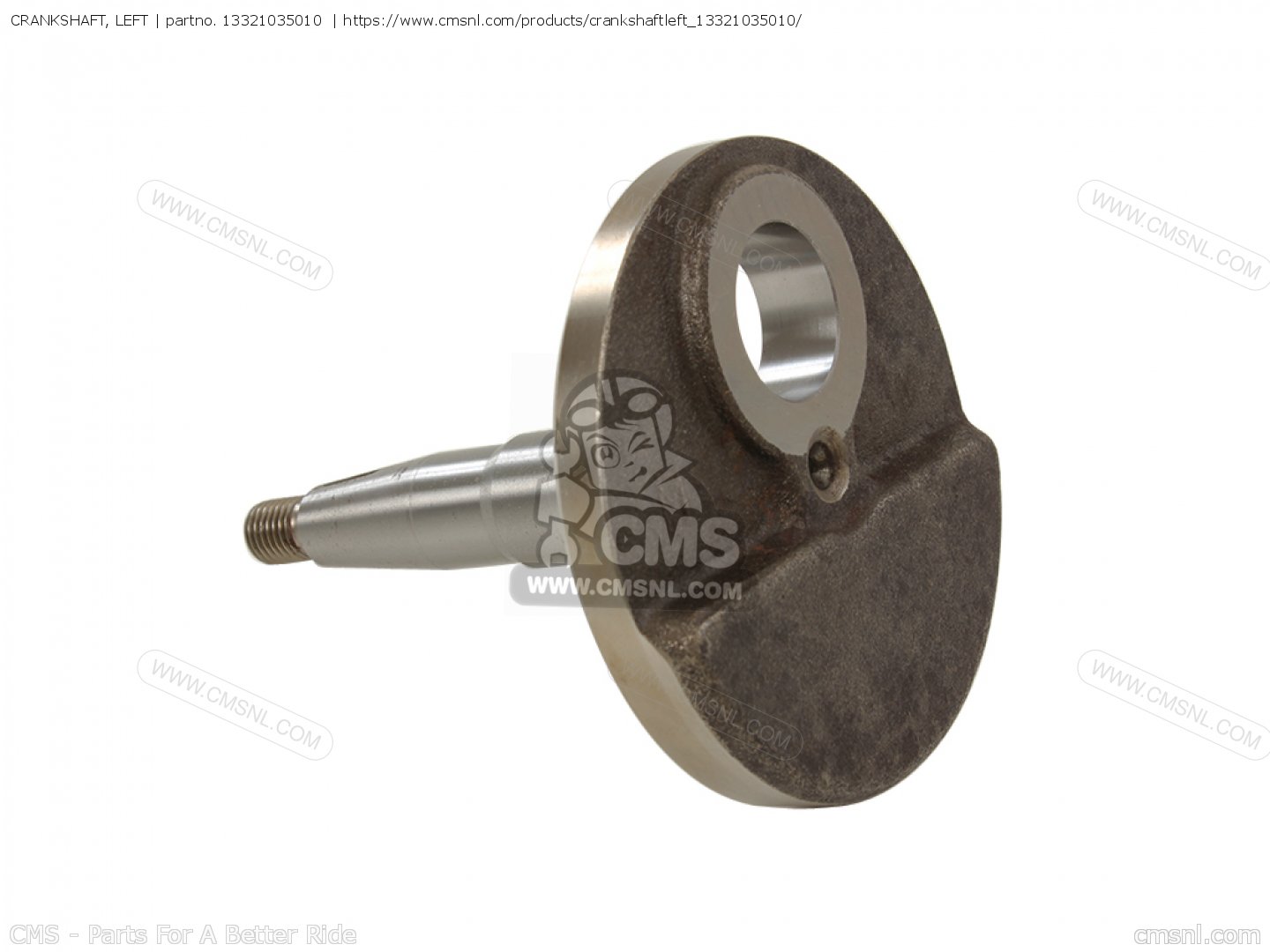 13321035010: Crankshaft, Left Honda - buy the 13321-035-010 at CMSNL