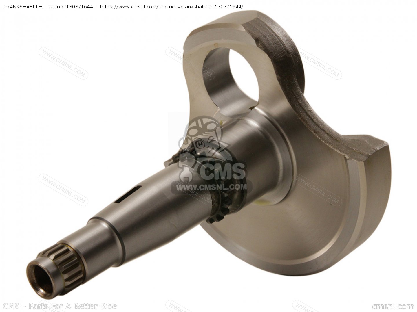 130371644: Crankshaft,lh Kawasaki - buy the 13037-1644 at CMSNL