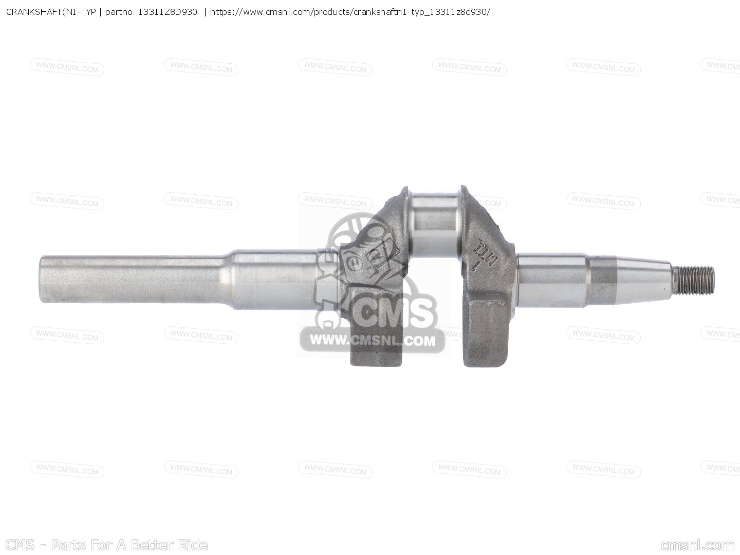 13311-Z8D-930 Crankshaft(N1-Typ, 13311Z8D930 Honda