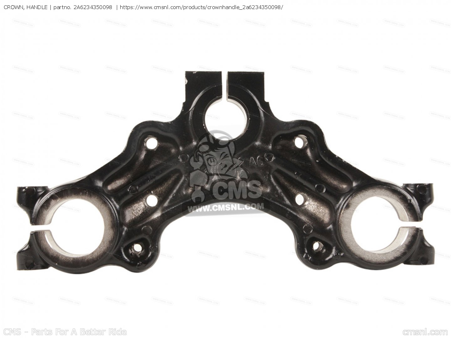 CROWN, HANDLE for DT125MX 1986 4J3 FRANCE 264J3-351F1 - order at CMSNL