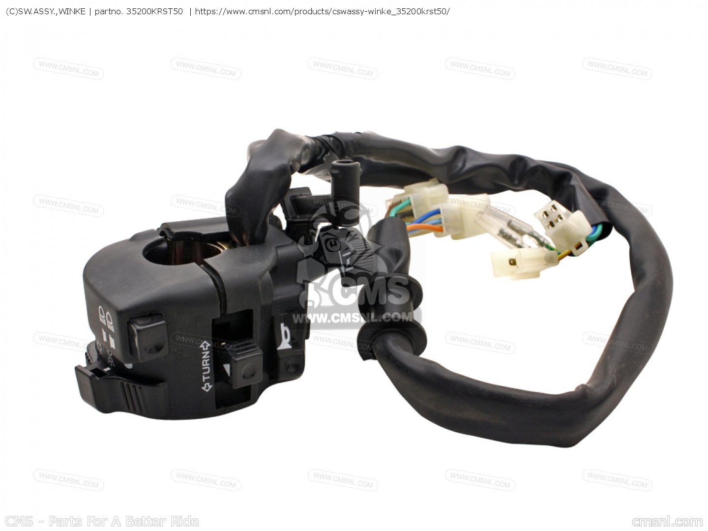 35200KRST50: (c)sw.assy.,winke Honda - buy the 35200-KRS-T50 at CMSNL