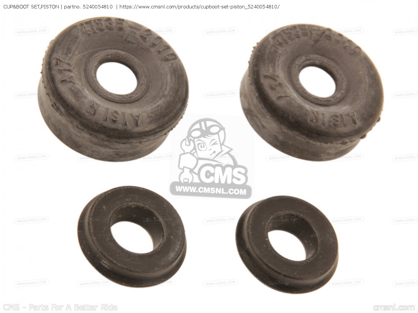 5240054810: CUP&BOOT SET,PISTON Suzuki - buy the 52400-54810 at CMSNL