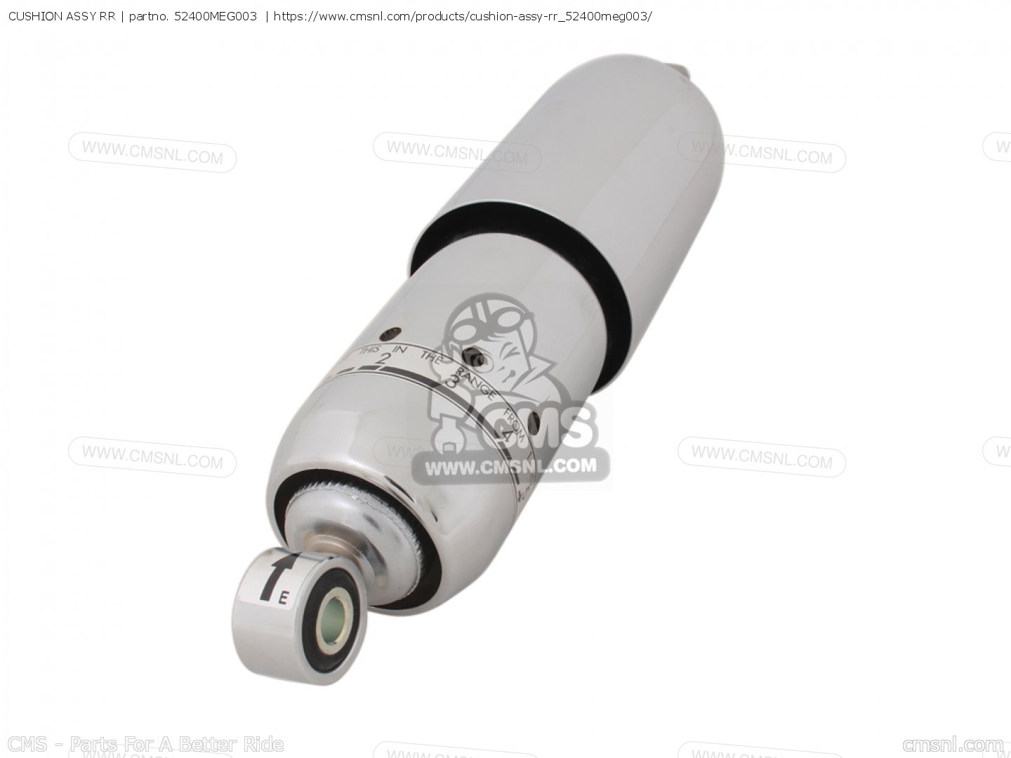 52400MEG003: CUSHION ASSY RR Honda - buy the 52400-MEG-003 at CMSNL