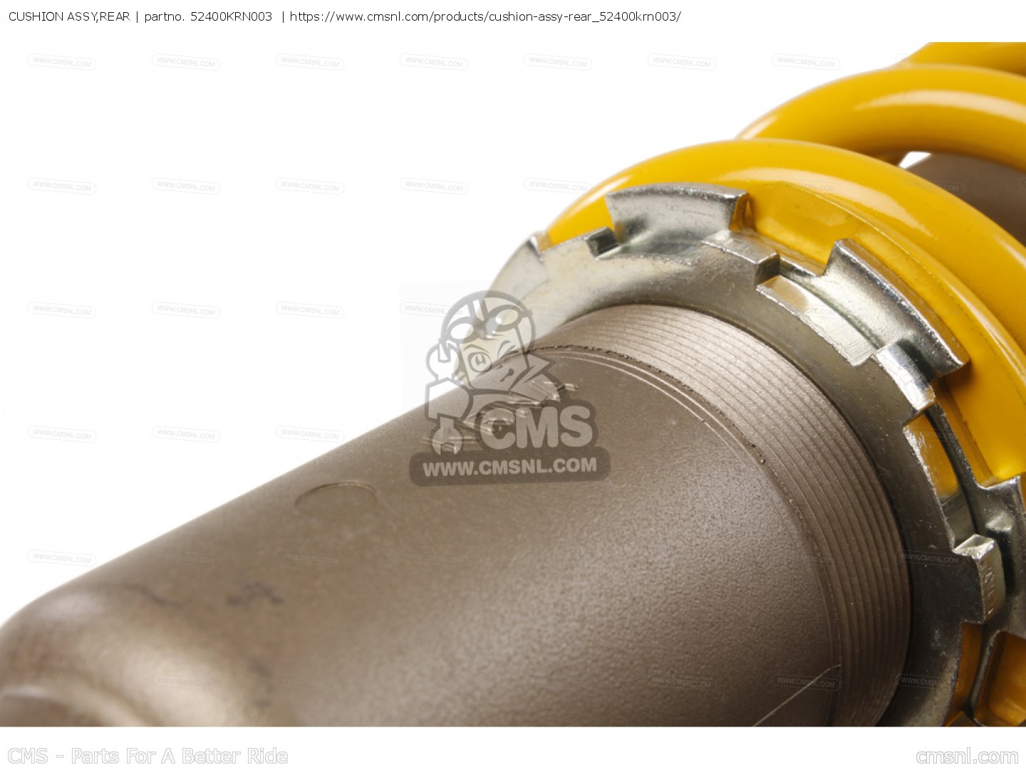 52400KRN003: Cushion Assy,rear Honda - buy the 52400-KRN-003 at CMSNL