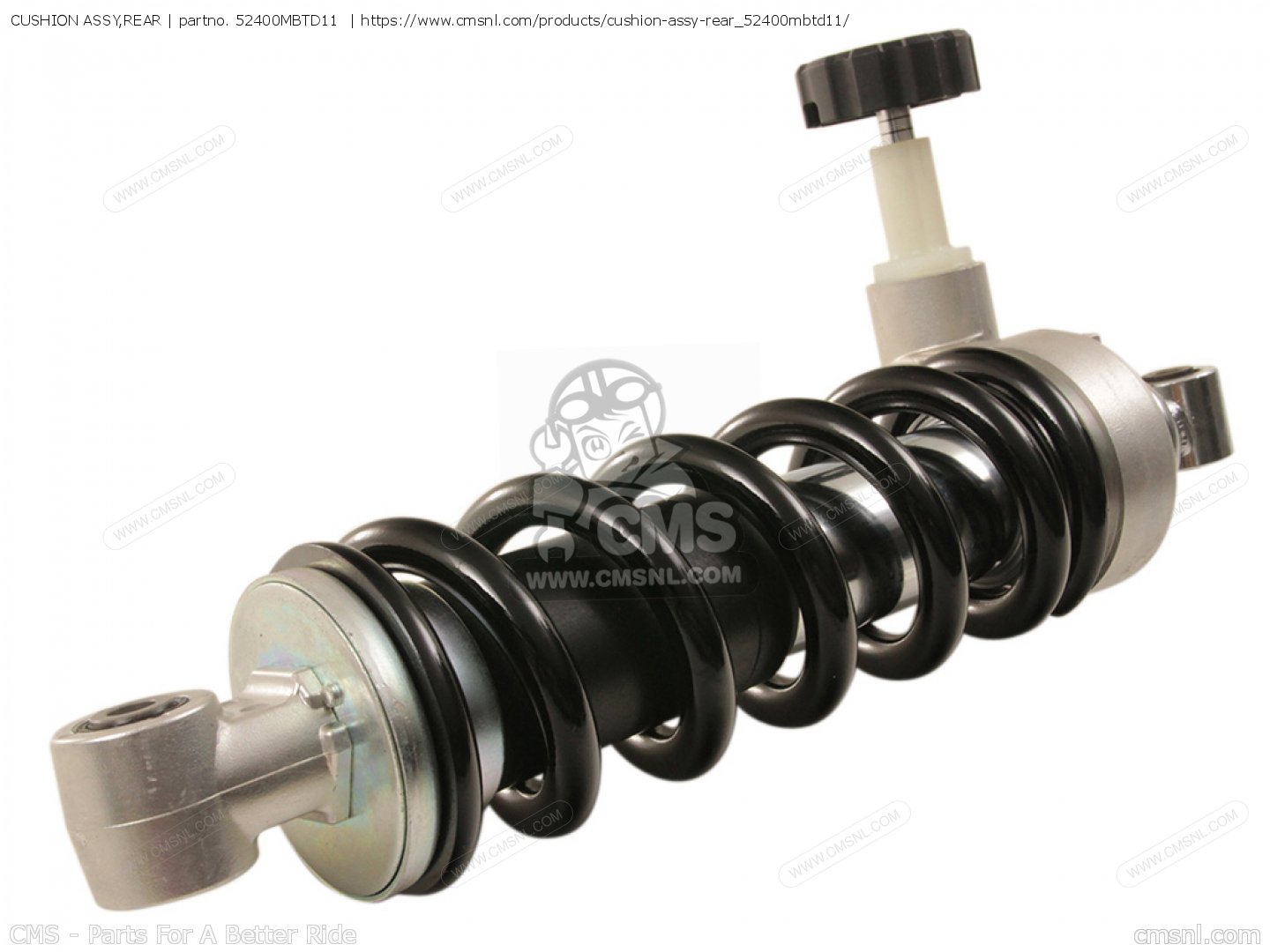 52400MBTD11: CUSHION ASSY,REAR Honda - buy the 52400-MBT-D11 at CMSNL