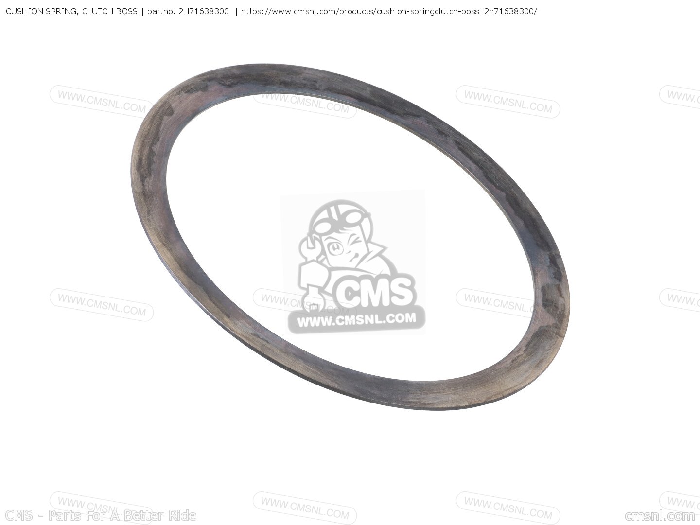 CUSHION SPRING, CLUTCH BOSS for Yamaha - order at CMSNL