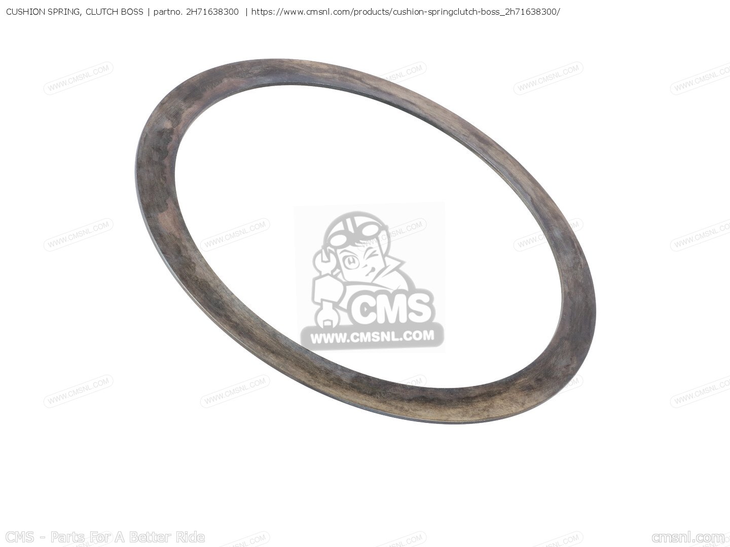 CUSHION SPRING, CLUTCH BOSS for Yamaha - order at CMSNL