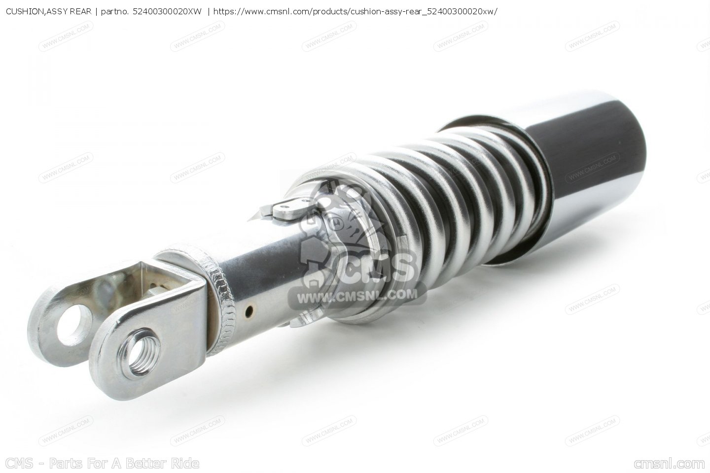 52400300020XW: CUSHION,ASSY REAR Honda - buy the 52400-300-020XW at CMSNL