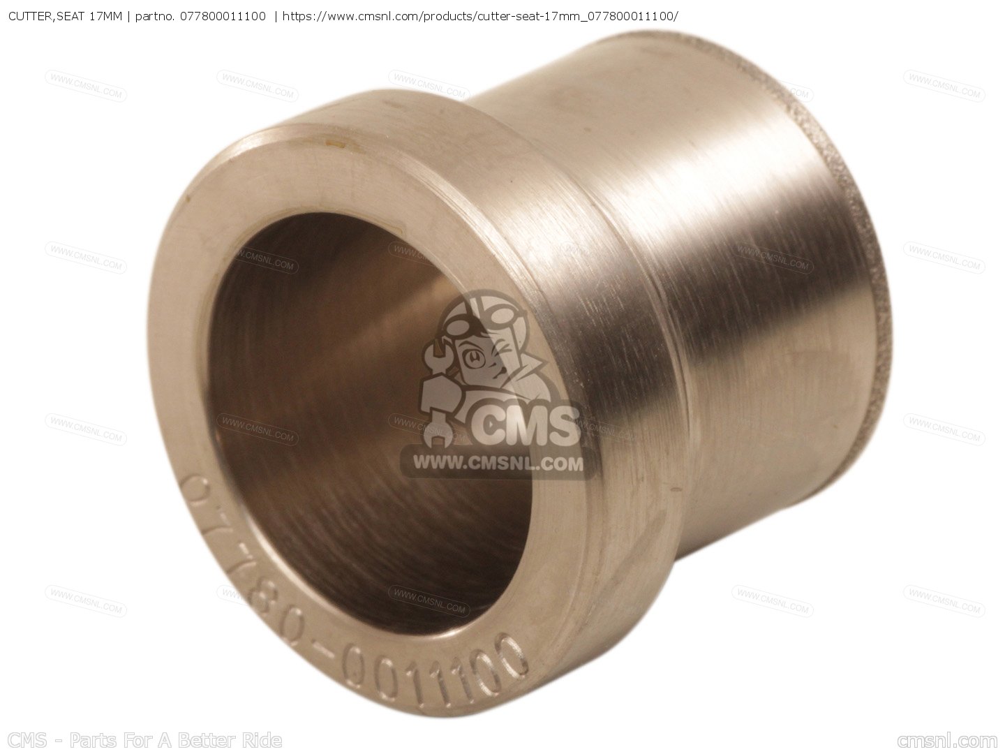 077800011100: CUTTER,SEAT 17MM Honda - buy the 07780-0011100 at CMSNL