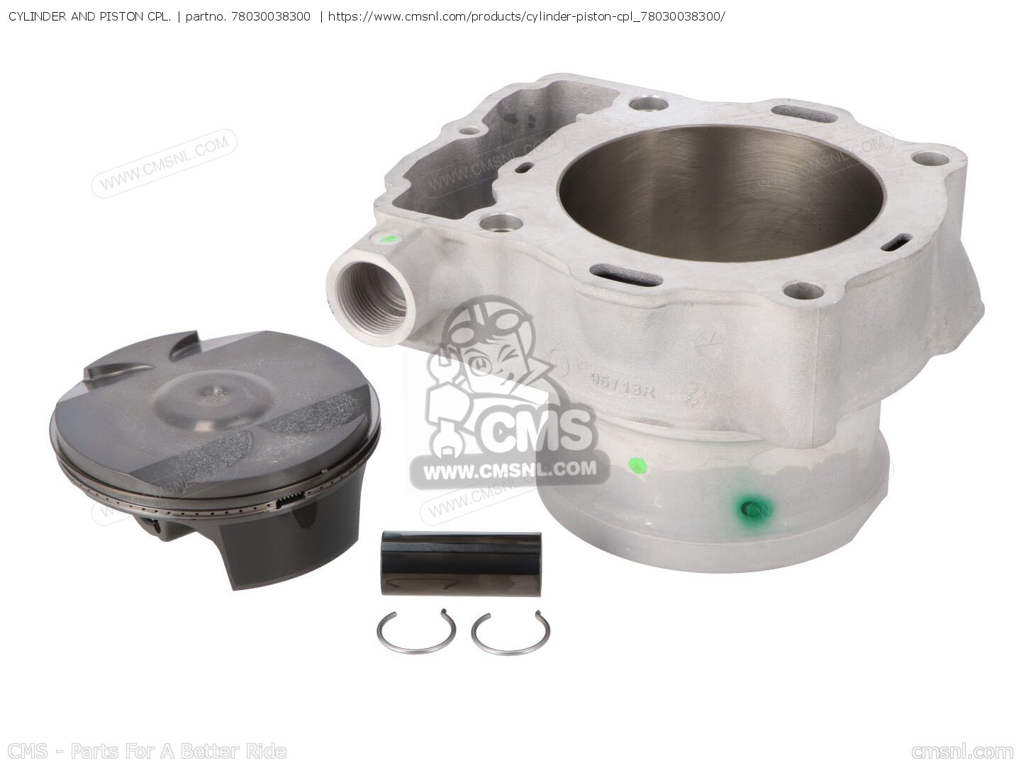 78030038300: CYLINDER AND PISTON CPL. KTM - buy the 78030038300 at CMSNL