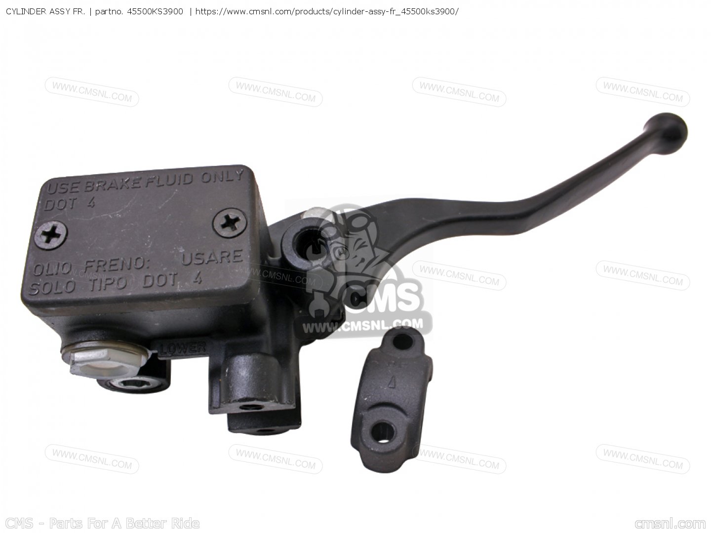 45500KS3900: CYLINDER ASSY FR. Honda - buy the 45500-KS3-900 at CMSNL