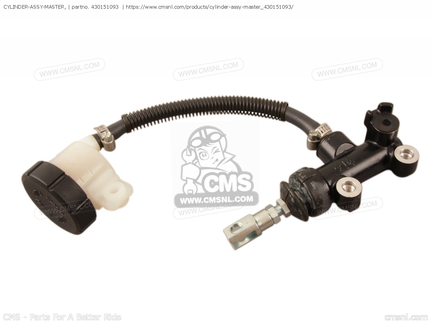 430151093: Cylinder-assy-master, Kawasaki - buy the 43015-1093 at CMSNL