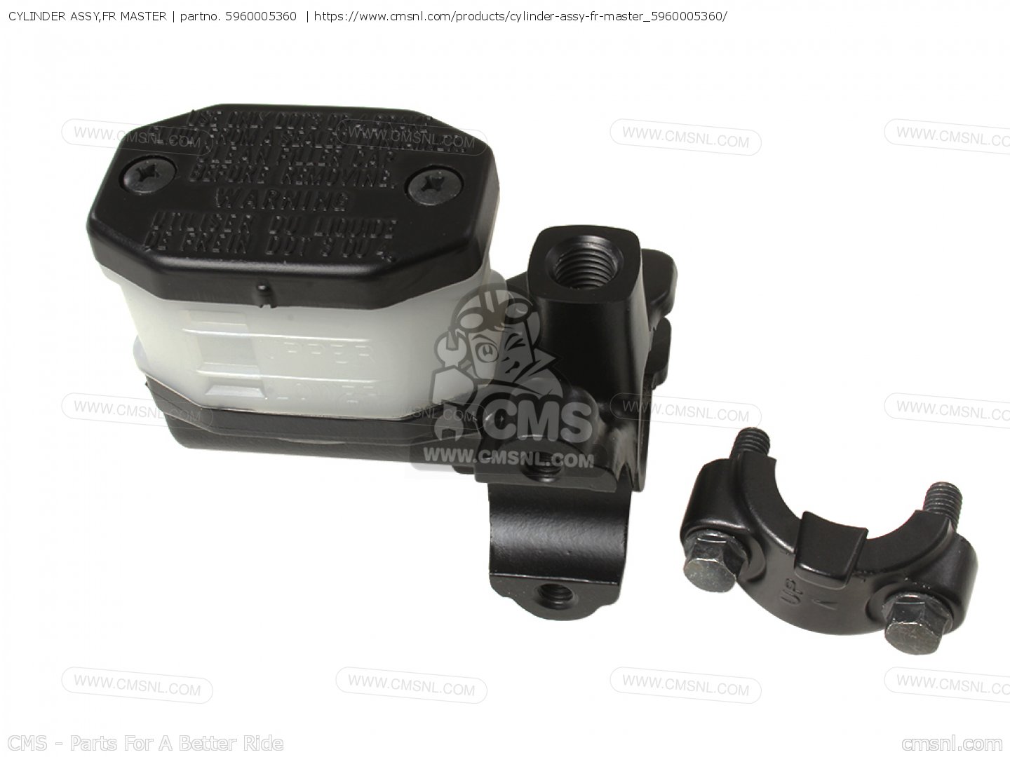 5960005360: CYLINDER ASSY,FR MASTER Suzuki - buy the 59600-05360 at CMSNL