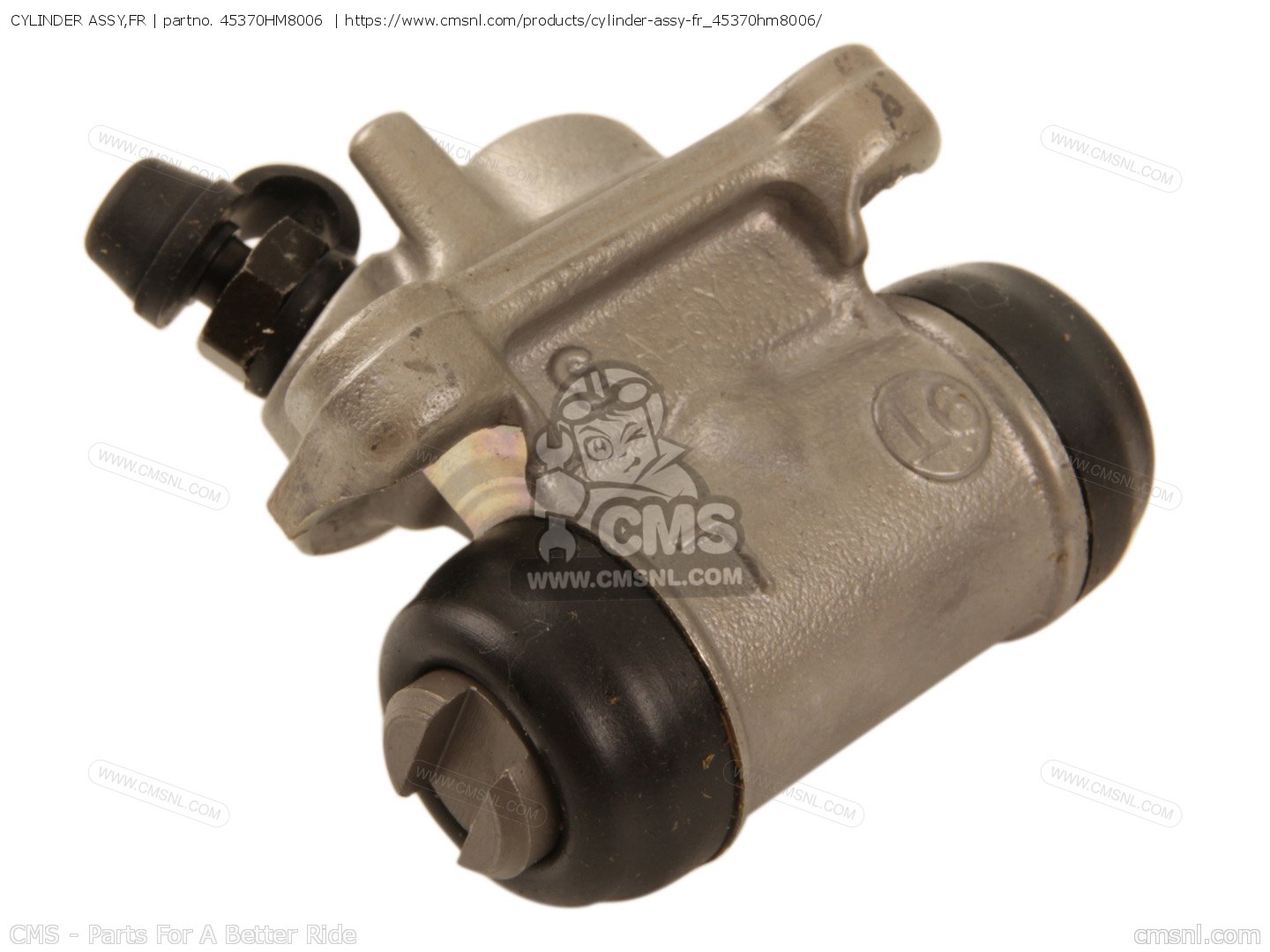 45370HM8006: Cylinder Assy,fr Honda - buy the 45370-HM8-006 at CMSNL