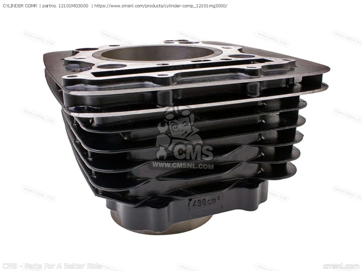 CYLINDER COMP. for XR500R 1984 (E) USA - order at CMSNL