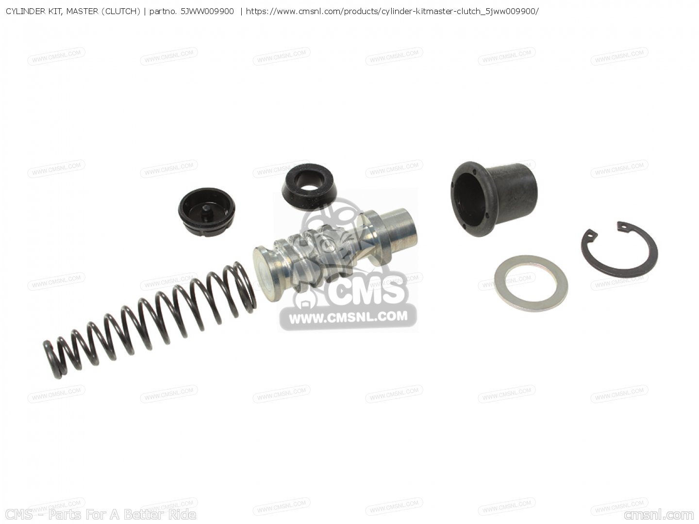 5JWW009900: CYLINDER KIT, MASTER (CLUTCH) Yamaha - buy the 5JW-W0099-00 ...