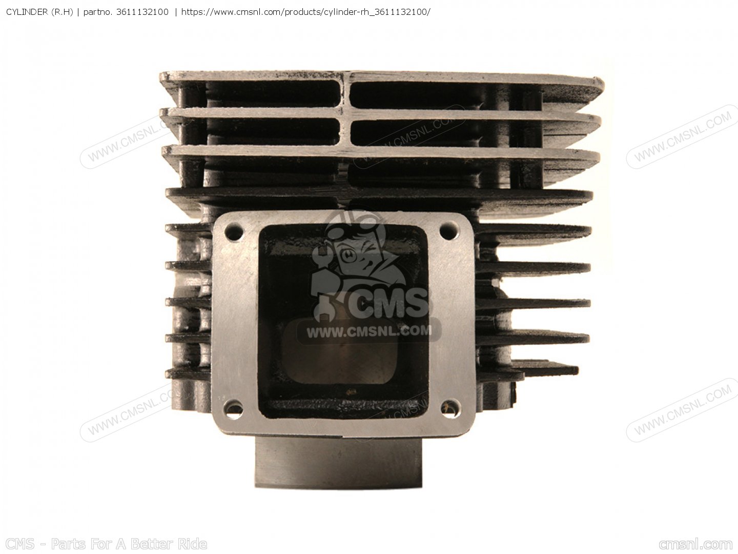 3611132100: CYLINDER (R.H) Yamaha - buy the 361-11321-00-00 at CMSNL