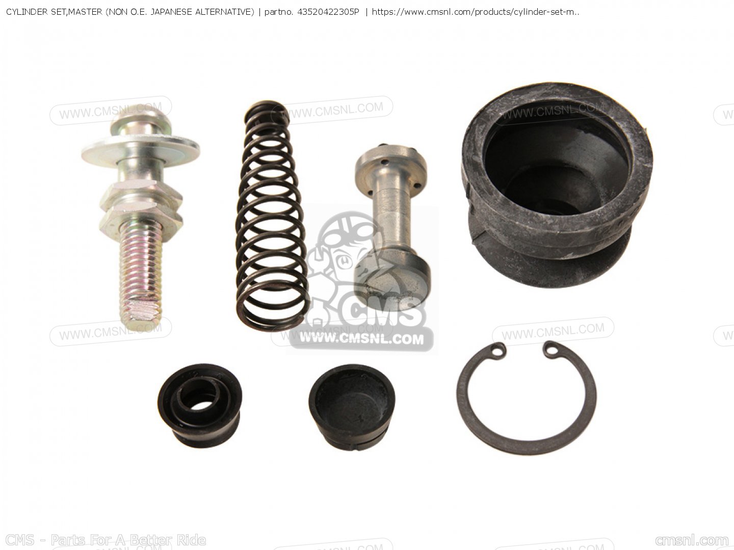 43520422305P: Cylinder Set,master (non O.e. Japanese Alternative) Honda ...