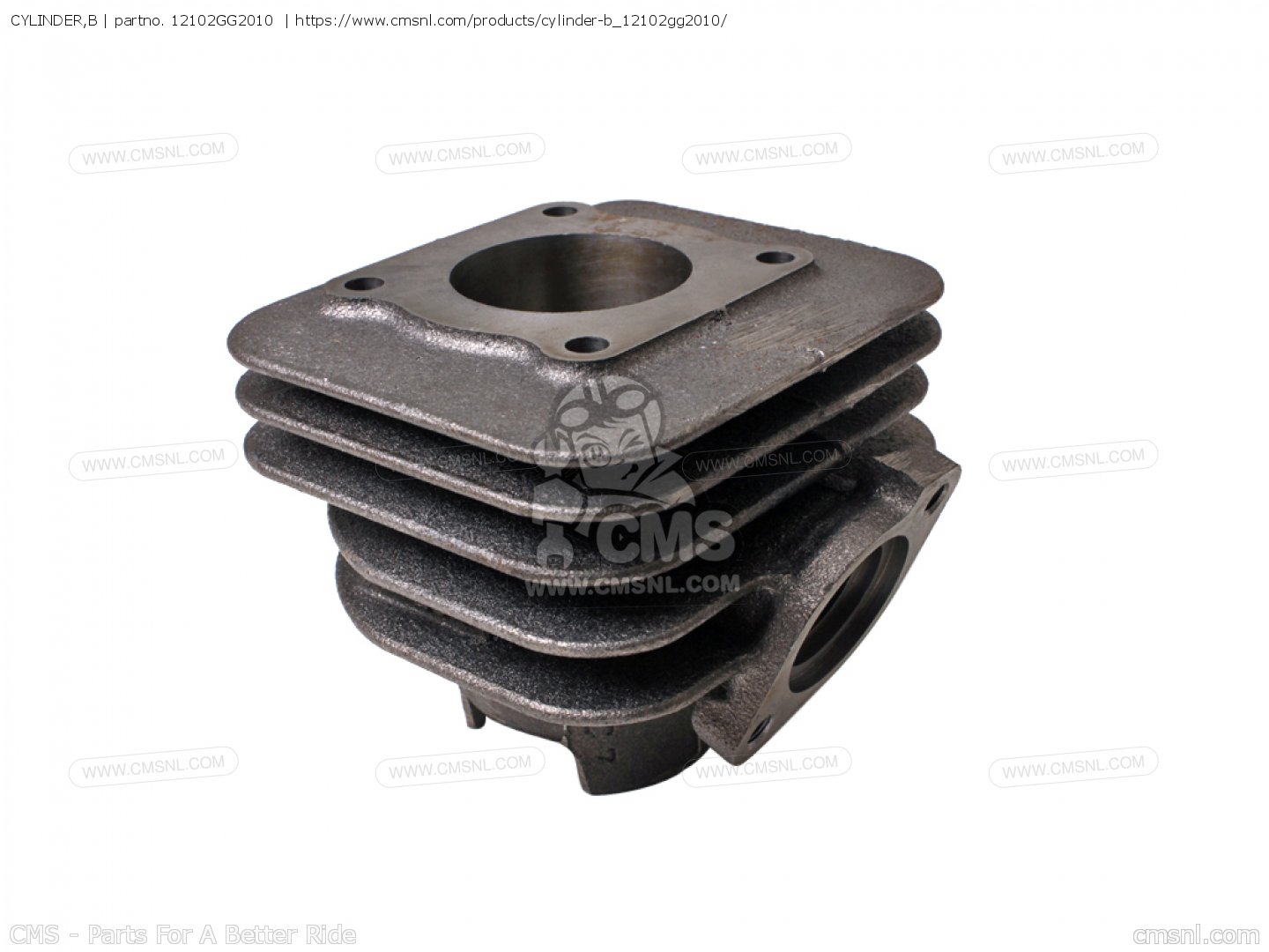 12102GG2010: CYLINDER,B Honda - buy the 12102-GG2-010 at CMSNL