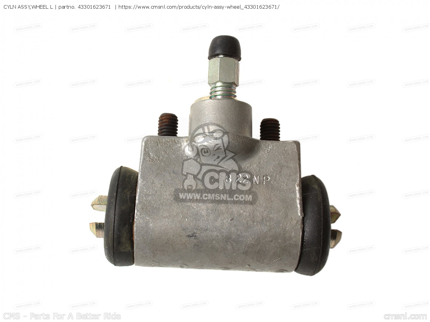 43301623671: Cyln Assy,wheel L Honda - buy the 43301-623-671 at CMSNL