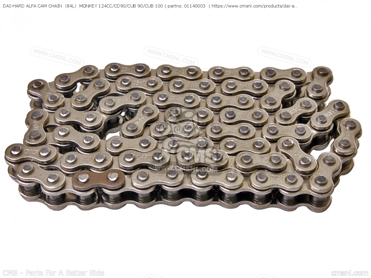 DAI-HARD ALFA CAM CHAIN (84L) MONKEY 124CC/CD90/CUB 90/CUB 100 for ...