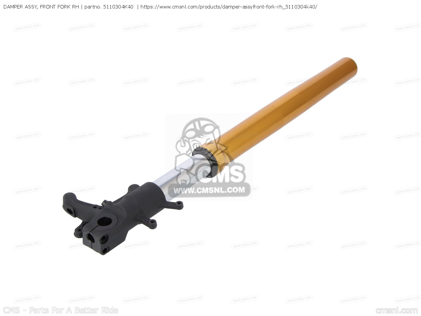 5110304K40: DAMPER ASSY, FRONT FORK RH Suzuki - buy the 51103-04K40 at ...