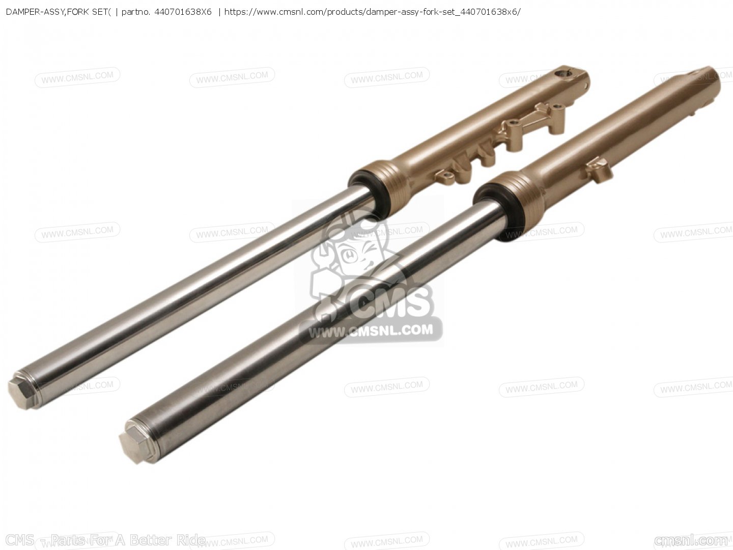 440701638X6: Damper-assy,fork Set( Kawasaki - buy the 44070-1638-X6 at ...