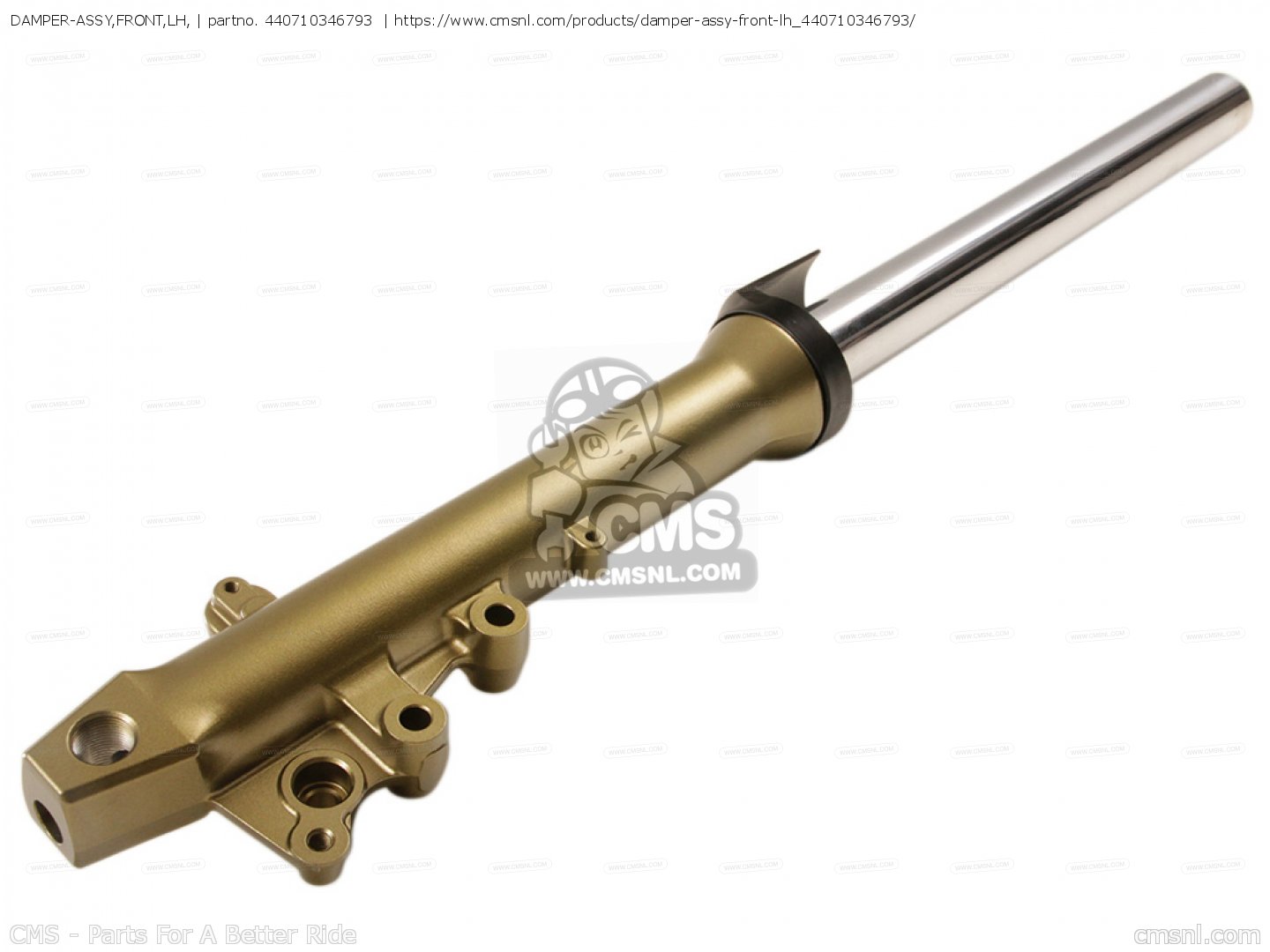 440710346793: Damper-assy,fork,lh,m Kawasaki - buy the 44071-0346-793 ...