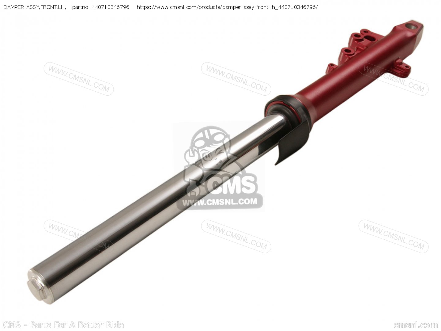 440710346796: Damper-assy,fork,lh,p Kawasaki - buy the 44071-0346-796 ...
