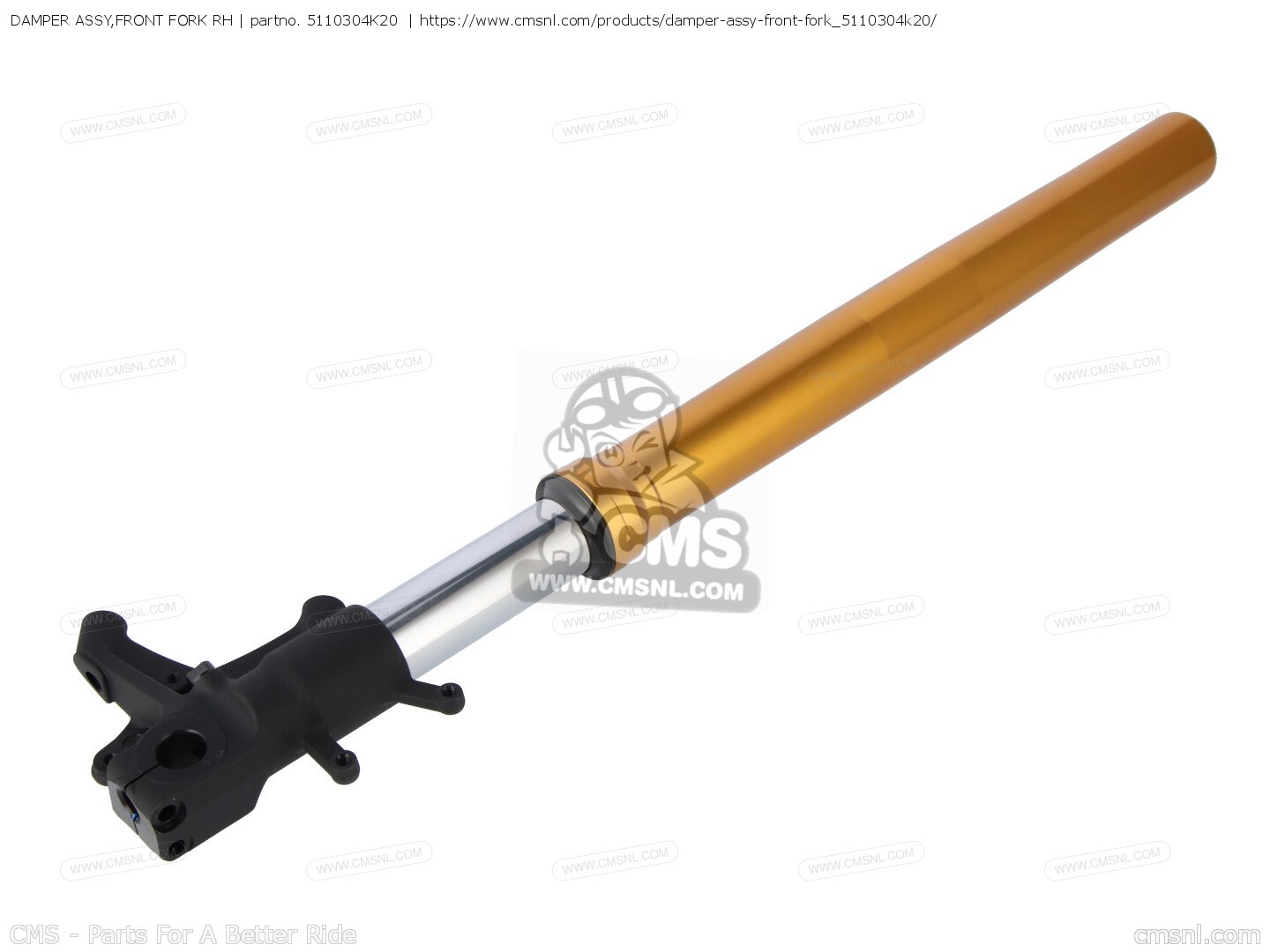 5110304K20: DAMPER ASSY,FRONT FORK RH Suzuki - buy the 51103-04K20 at CMSNL