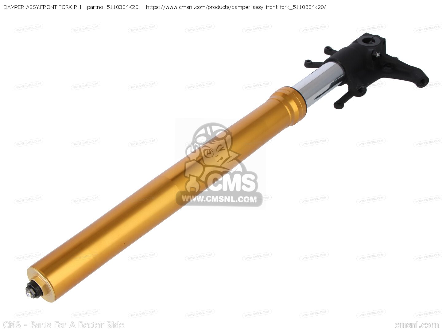 5110304K20: DAMPER ASSY,FRONT FORK RH Suzuki - buy the 51103-04K20 at CMSNL