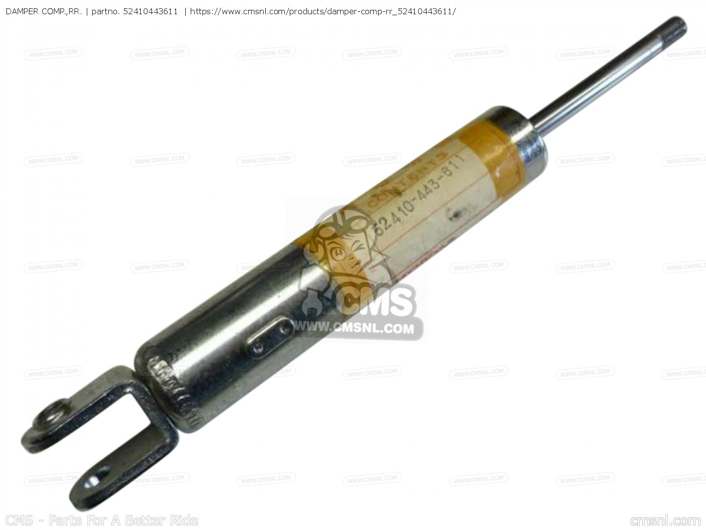 52410443611: Damper Comp.,rr. Honda - buy the 52410-443-611 at CMSNL