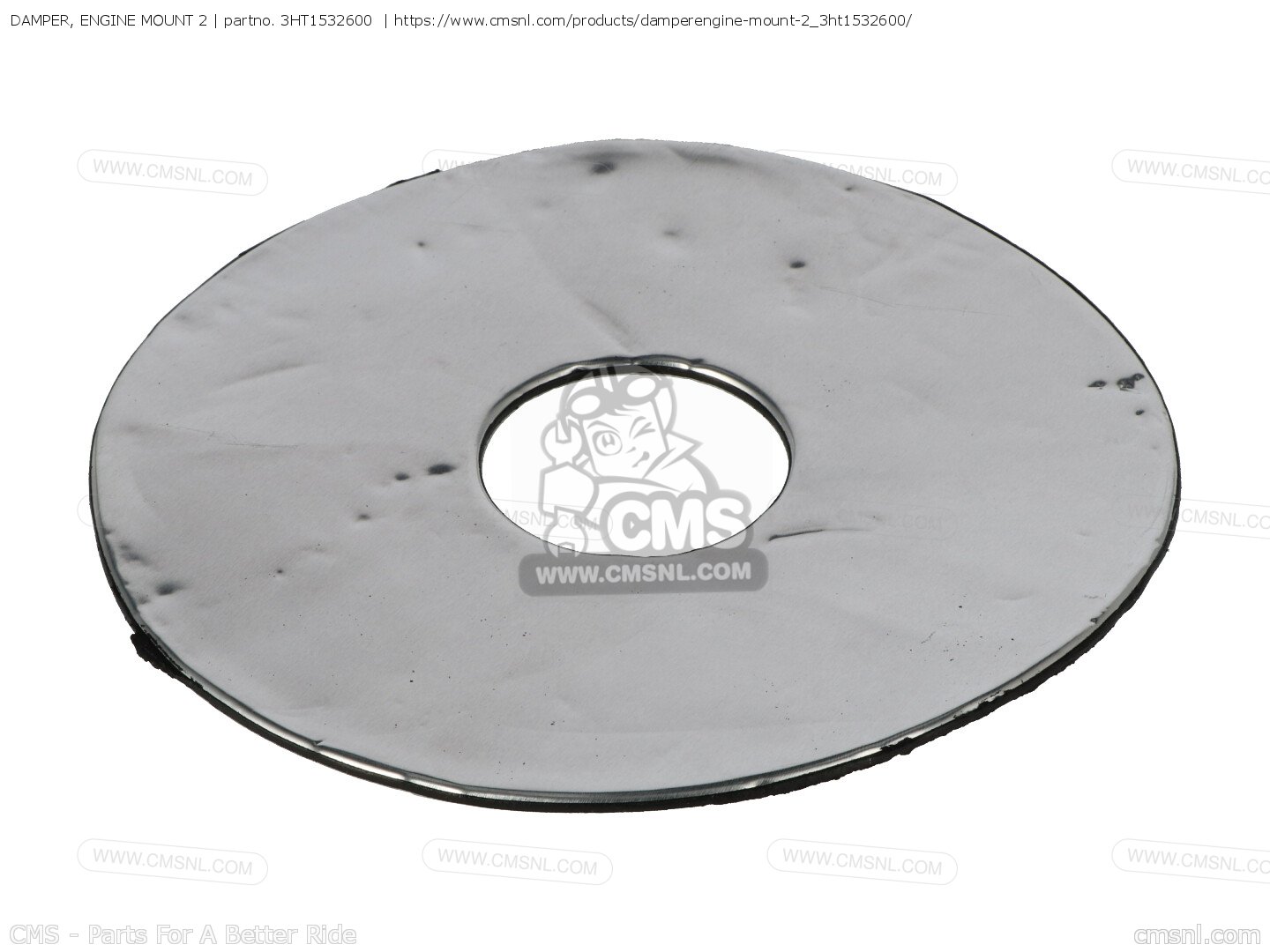 3HT1532600: DAMPER, ENGINE MOUNT 2 Yamaha - buy the 3HT-15326-00-00 at ...