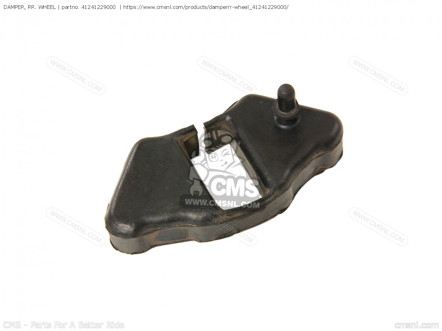 41241229000: DAMPER, RR. WHEEL Honda - buy the 41241-229-000 at CMSNL
