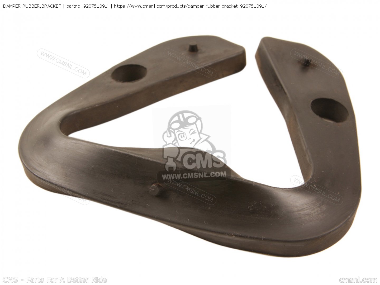 DAMPER RUBBER,BRACKET for Kawasaki - order at CMSNL