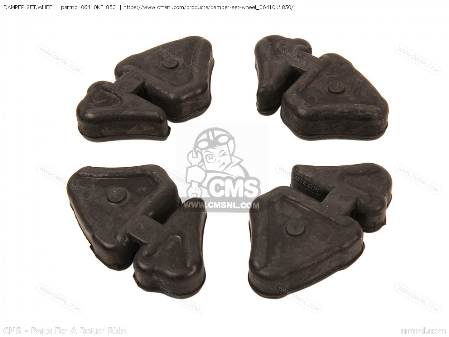 DAMPER SET,WHEEL for ANF125 2003 (3) - order at CMSNL