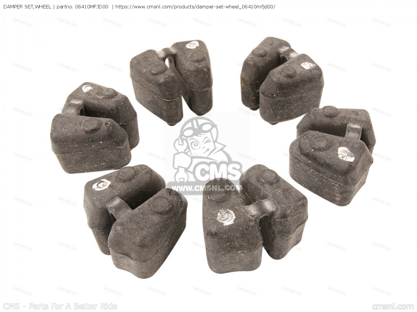 06410MFJD00: DAMPER SET,WHEEL Honda - buy the 06410-MFJ-D00 at CMSNL