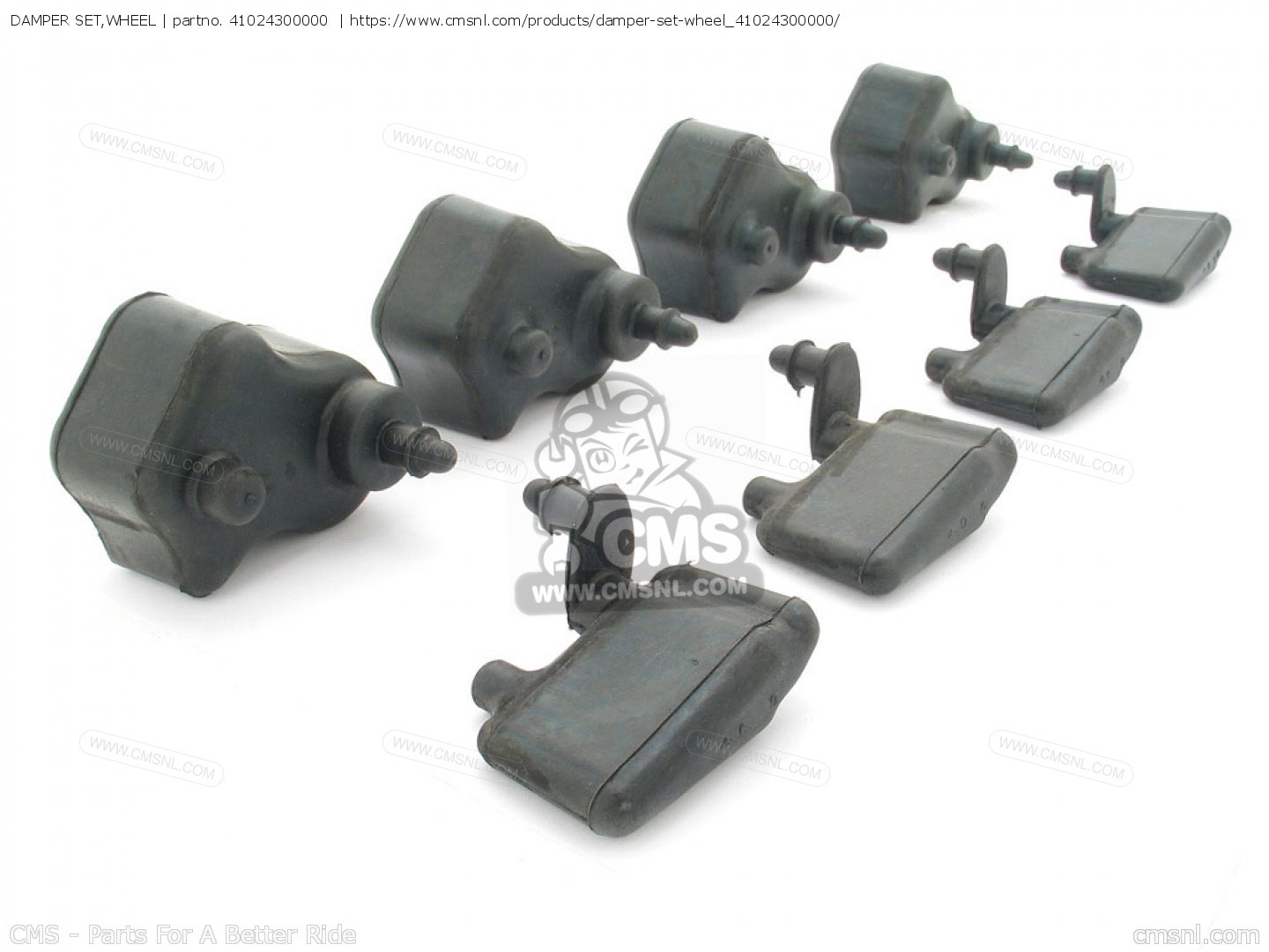 41024300000: DAMPER SET,WHEEL Honda - buy the 41024-300-000 at CMSNL