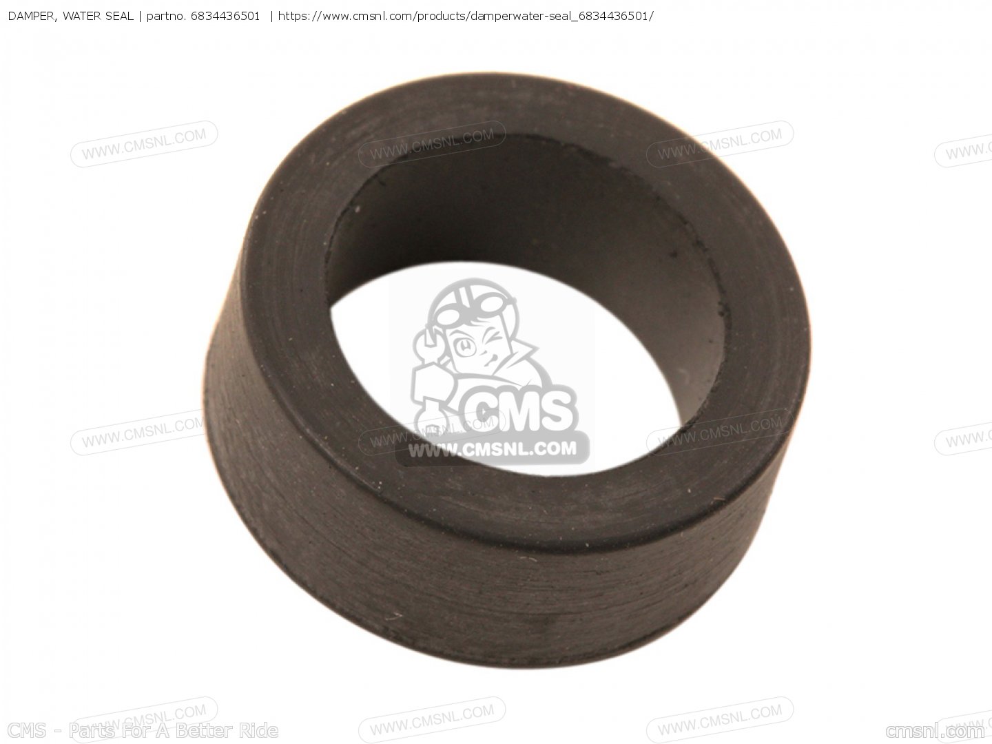 6834436501: DAMPER, WATER SEAL Yamaha - buy the 683-44365-01-00 at CMSNL