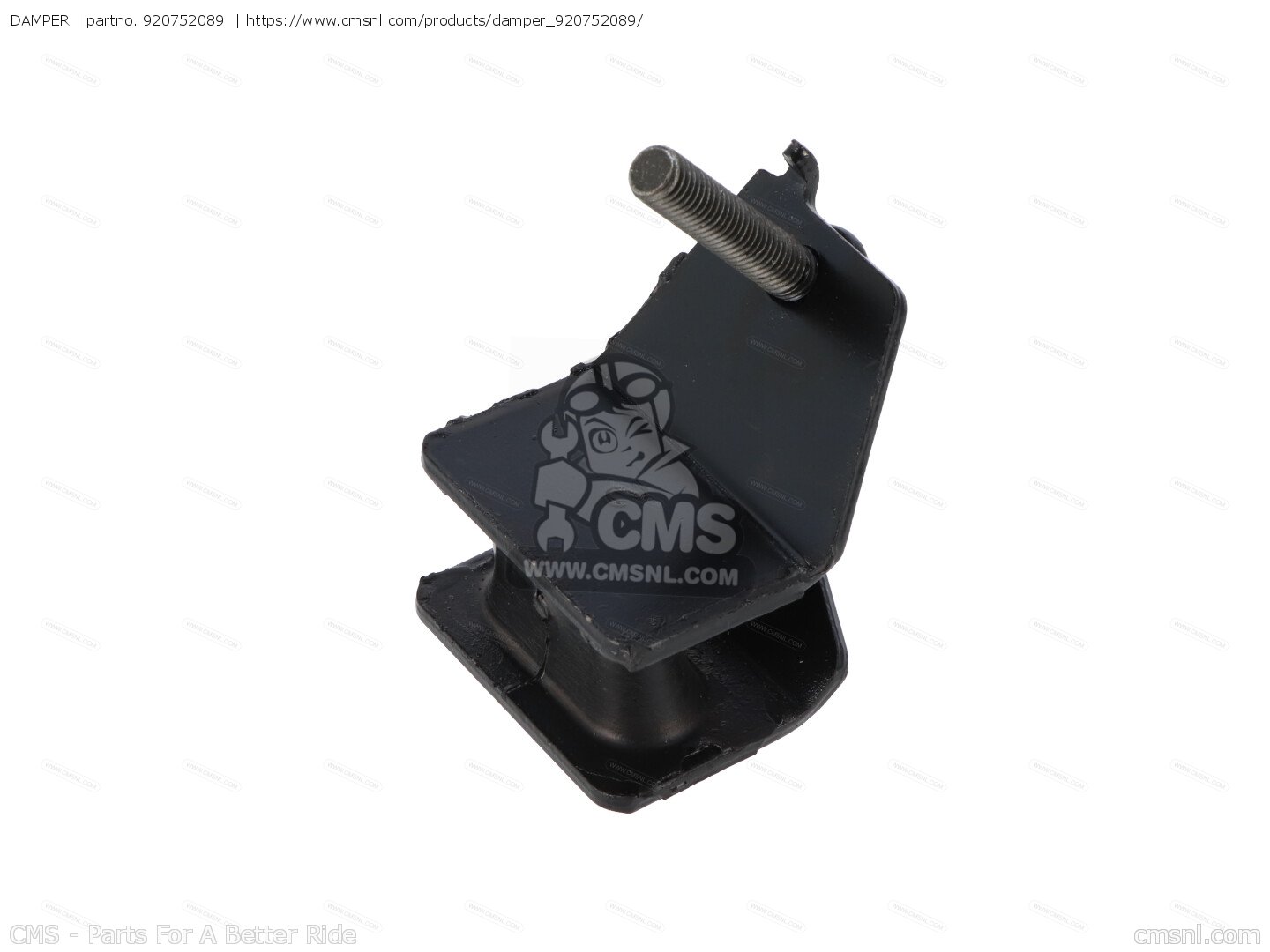 920752089: DAMPER Kawasaki - buy the 92075-2089 at CMSNL