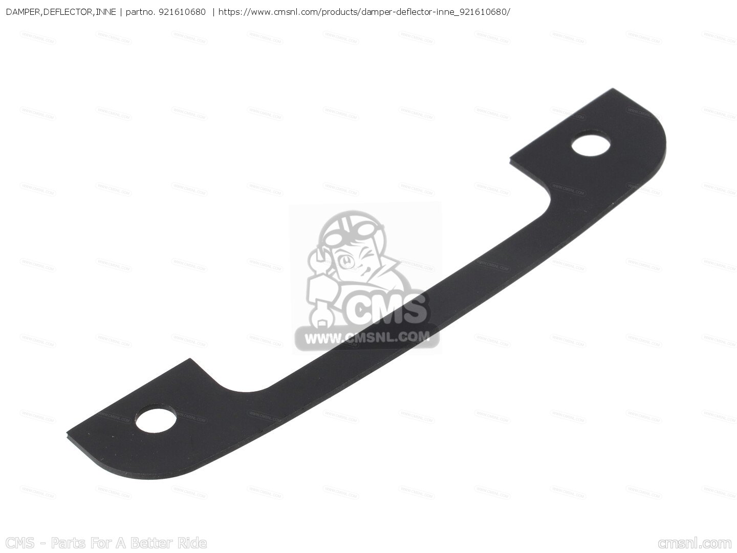 921610680: DAMPER,DEFLECTOR,INNE Kawasaki - buy the 92161-0680 at CMSNL