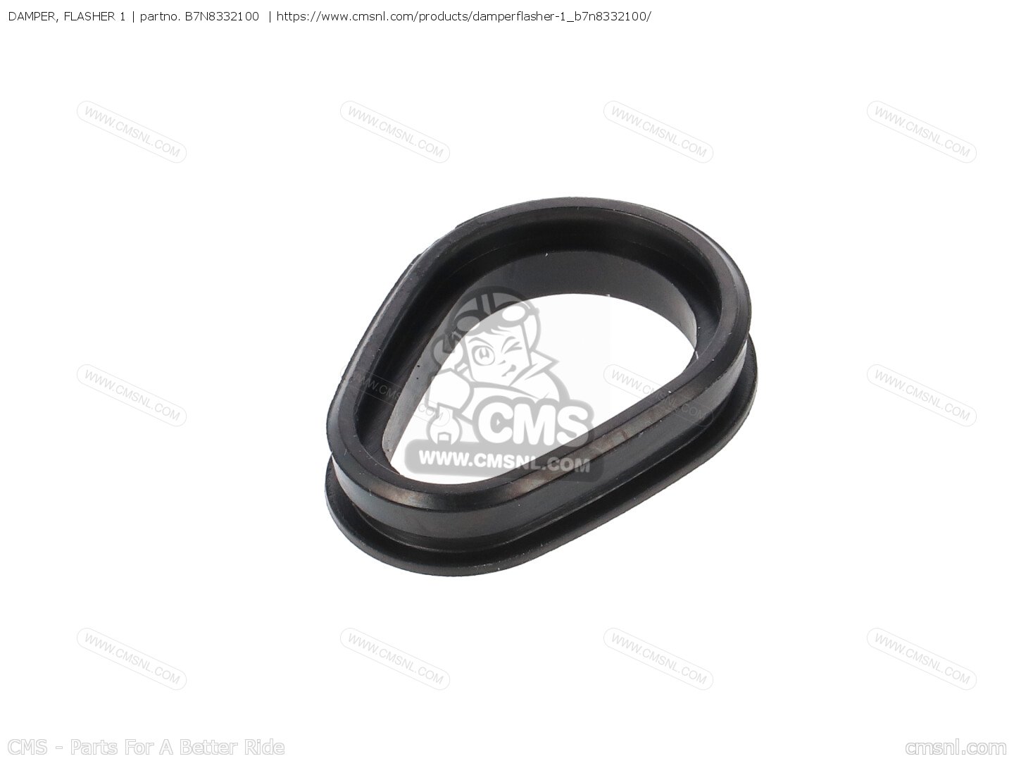 B7N8332100: Damper, Flasher 1 Yamaha - buy the B7N-83321-00-00 at CMSNL
