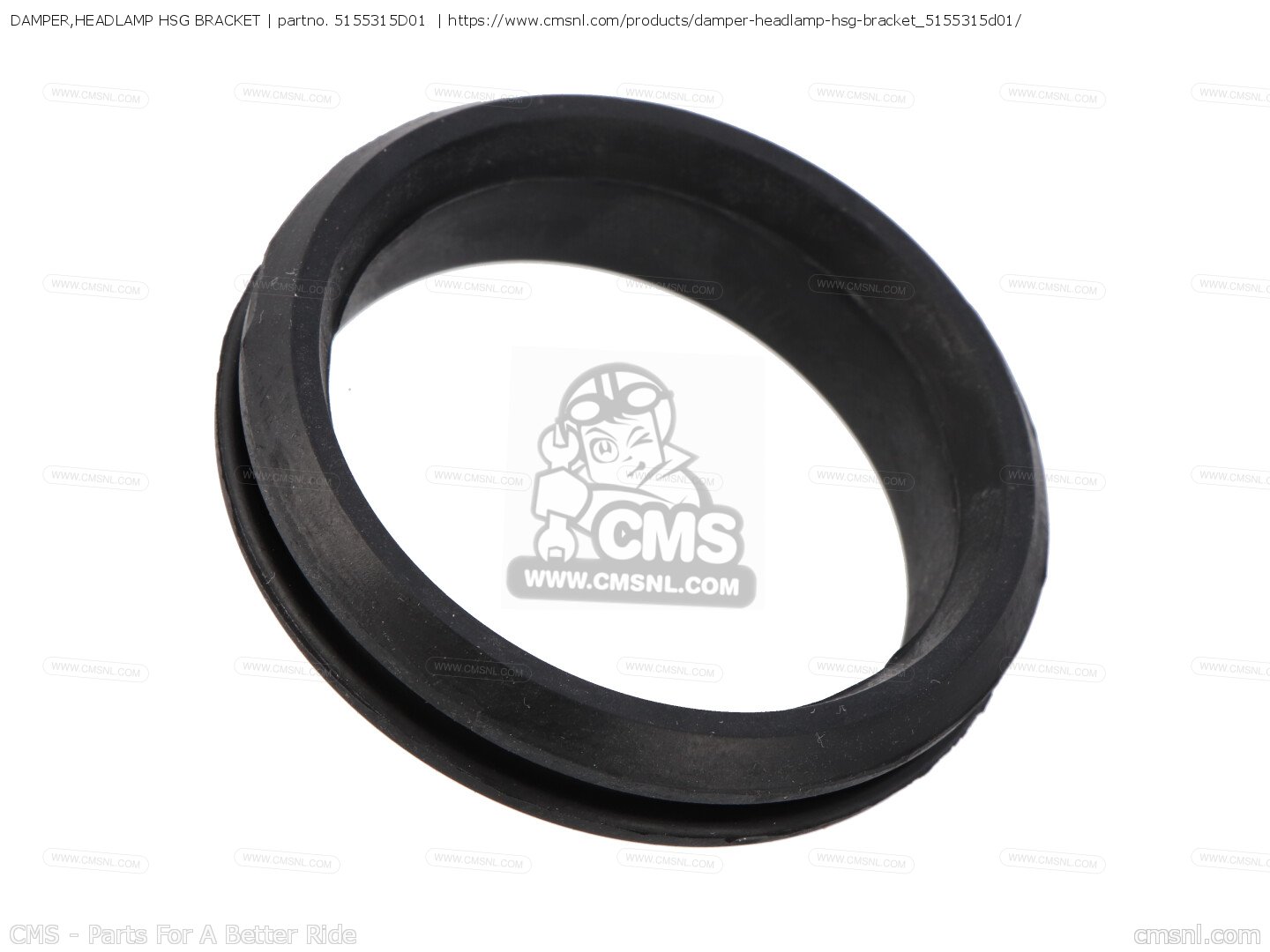 5155315D01: Damper,headlamp Hsg Bracket Suzuki - buy the 51553-15D01 at ...