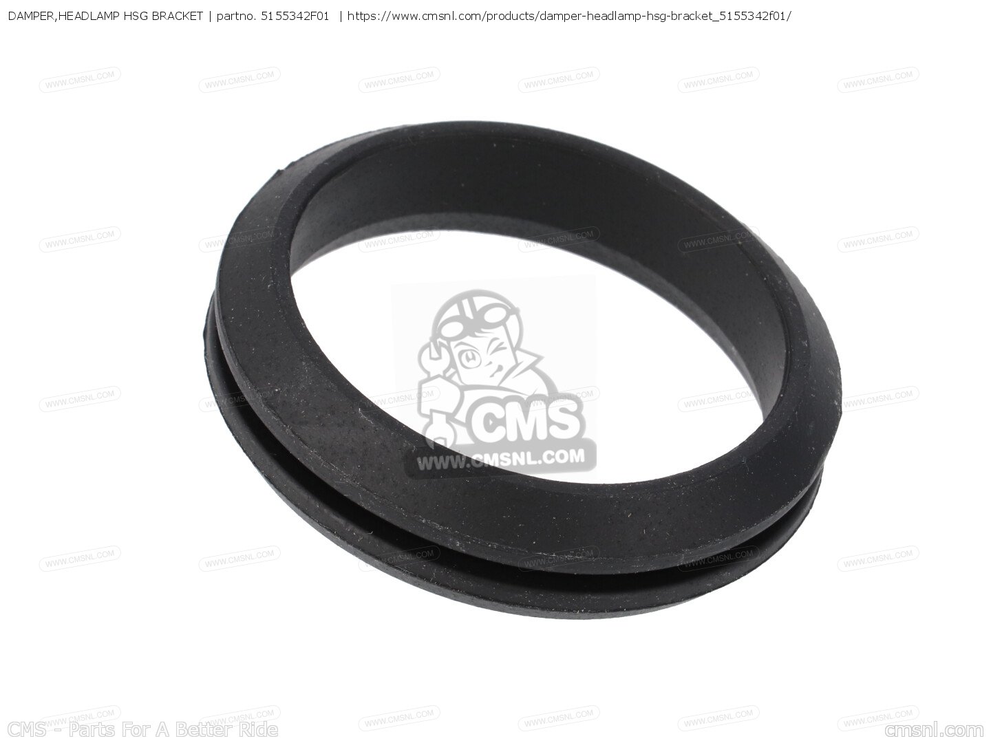5155342F01: DAMPER,HEADLAMP HSG BRACKET Suzuki - buy the 51553-42F01 at ...
