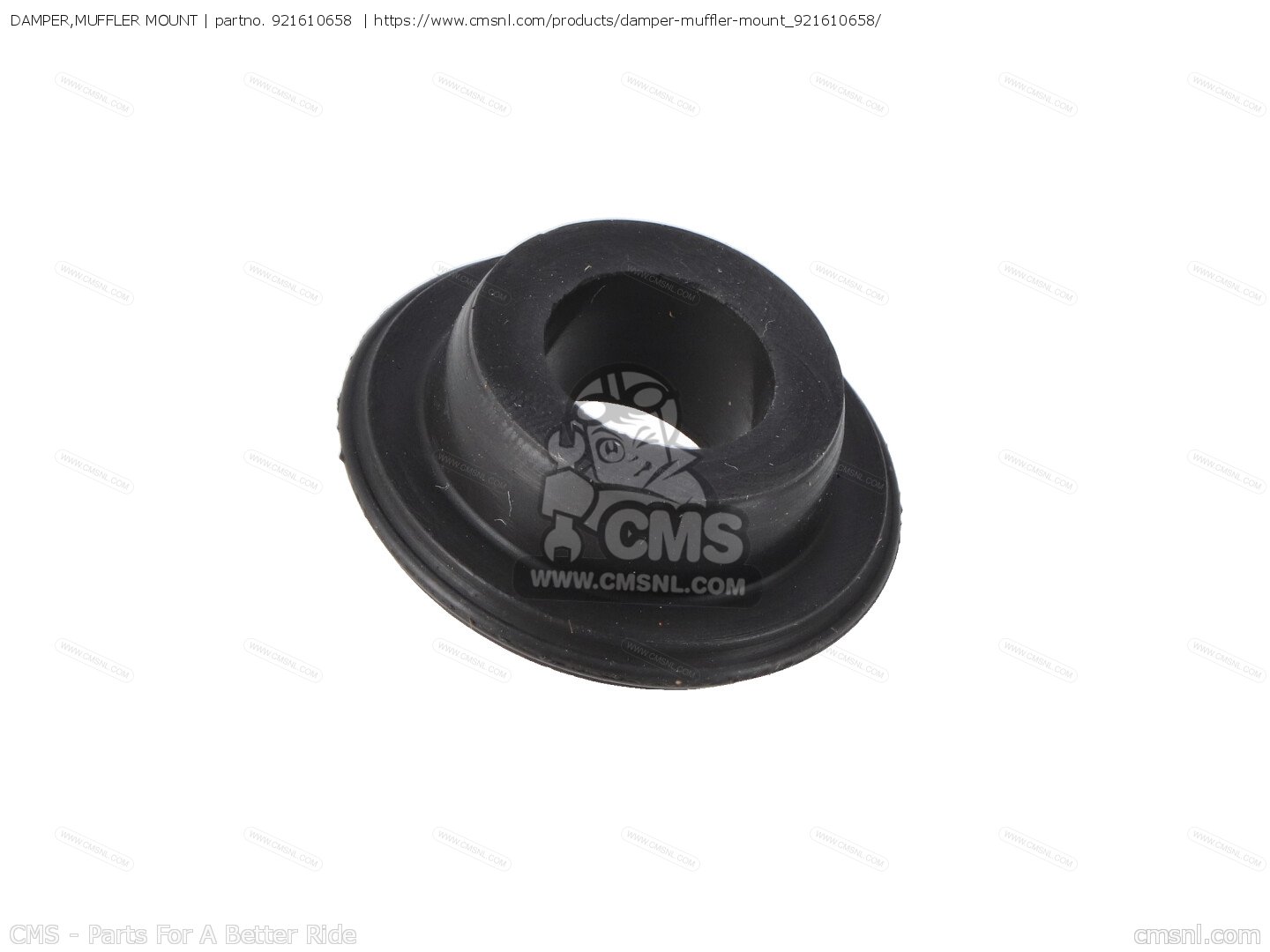 921610658: Damper,muffler Mount Kawasaki - buy the 92161-0658 at CMSNL